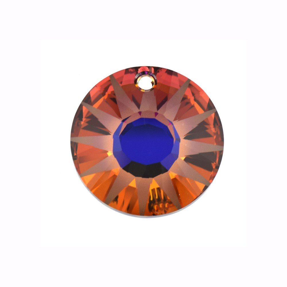 12mm Swarovski Sun Pendant Volcano - The Bead Shop Nottingham Ltd