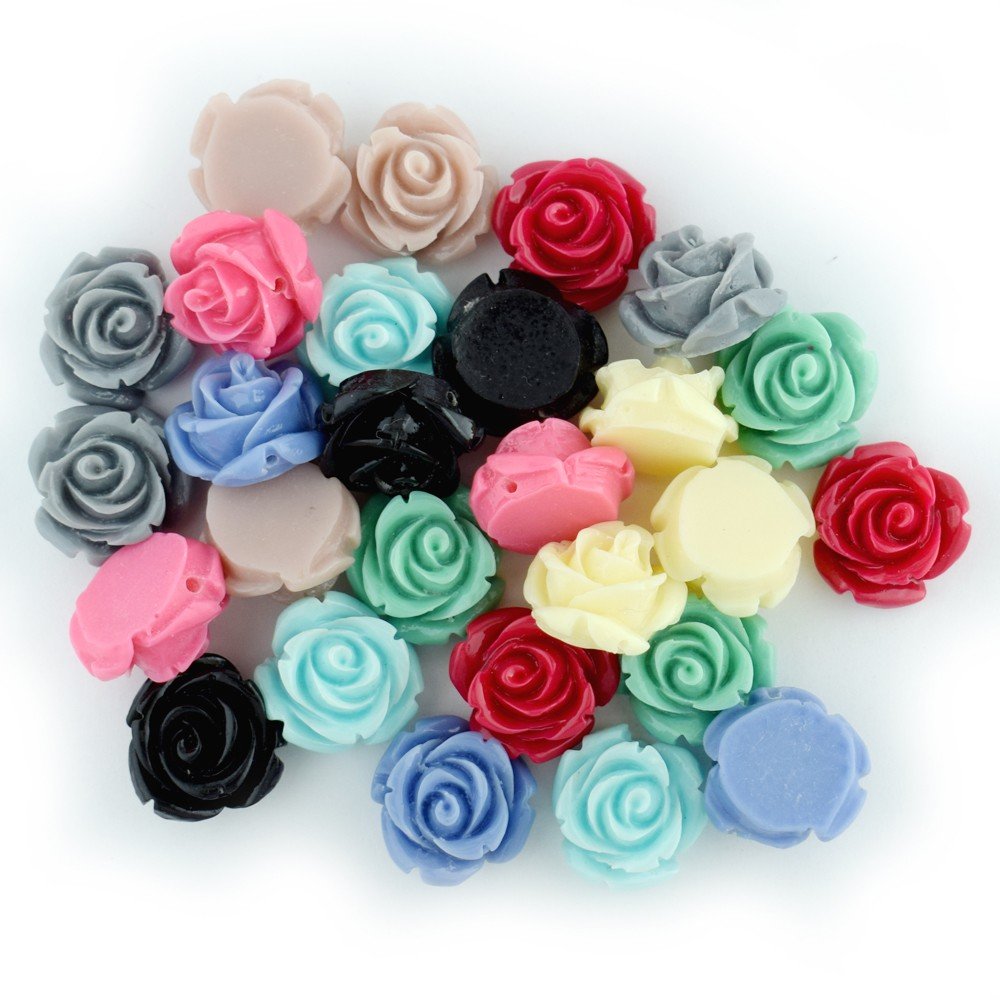 Acrylic Rose beads - The Bead Shop Nottingham Ltd