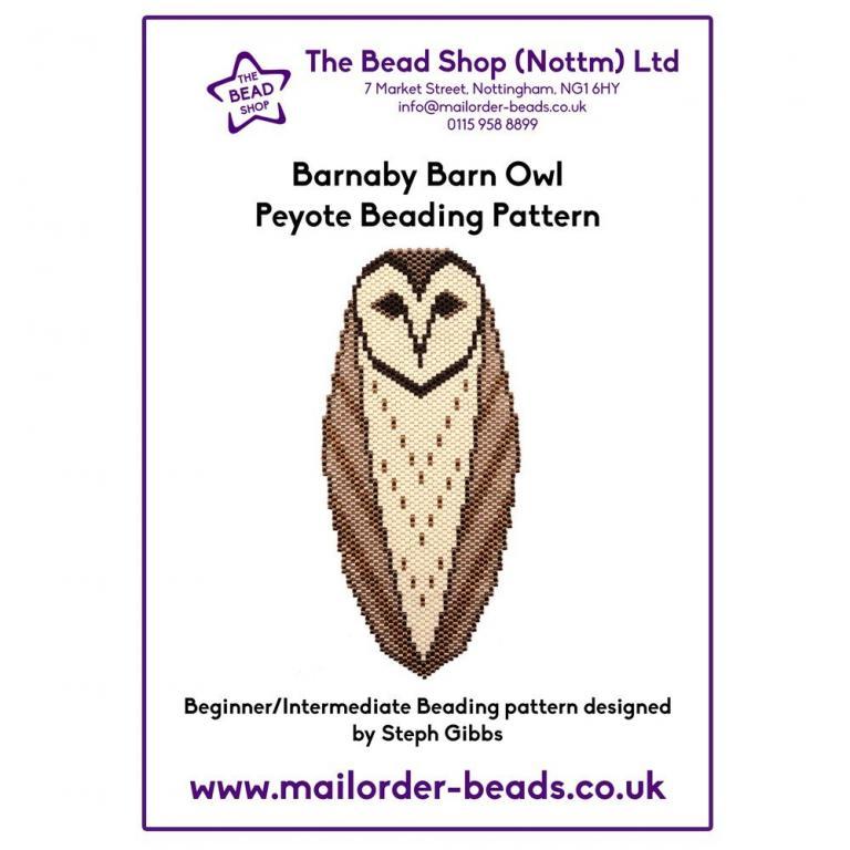Barnaby Barn Owl - Pattern - The Bead Shop Nottingham Ltd