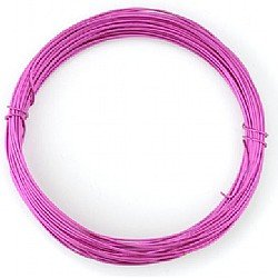 0.3mm Deep Pink Coloured Wire - 1 - The Bead Shop Nottingham Ltd