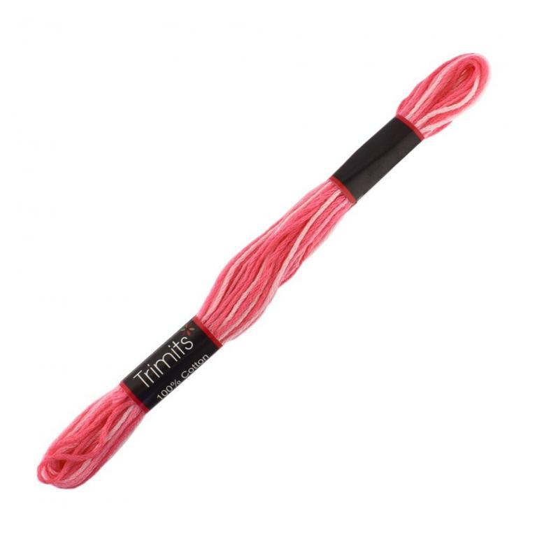 Embroidery Thread Variegated Pink - The Bead Shop Nottingham Ltd