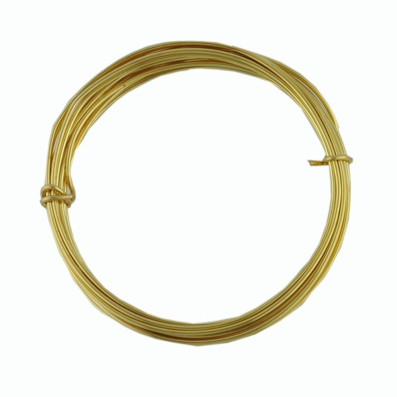1.2mm Gold Plated Wire - 1 - The Bead Shop Nottingham Ltd