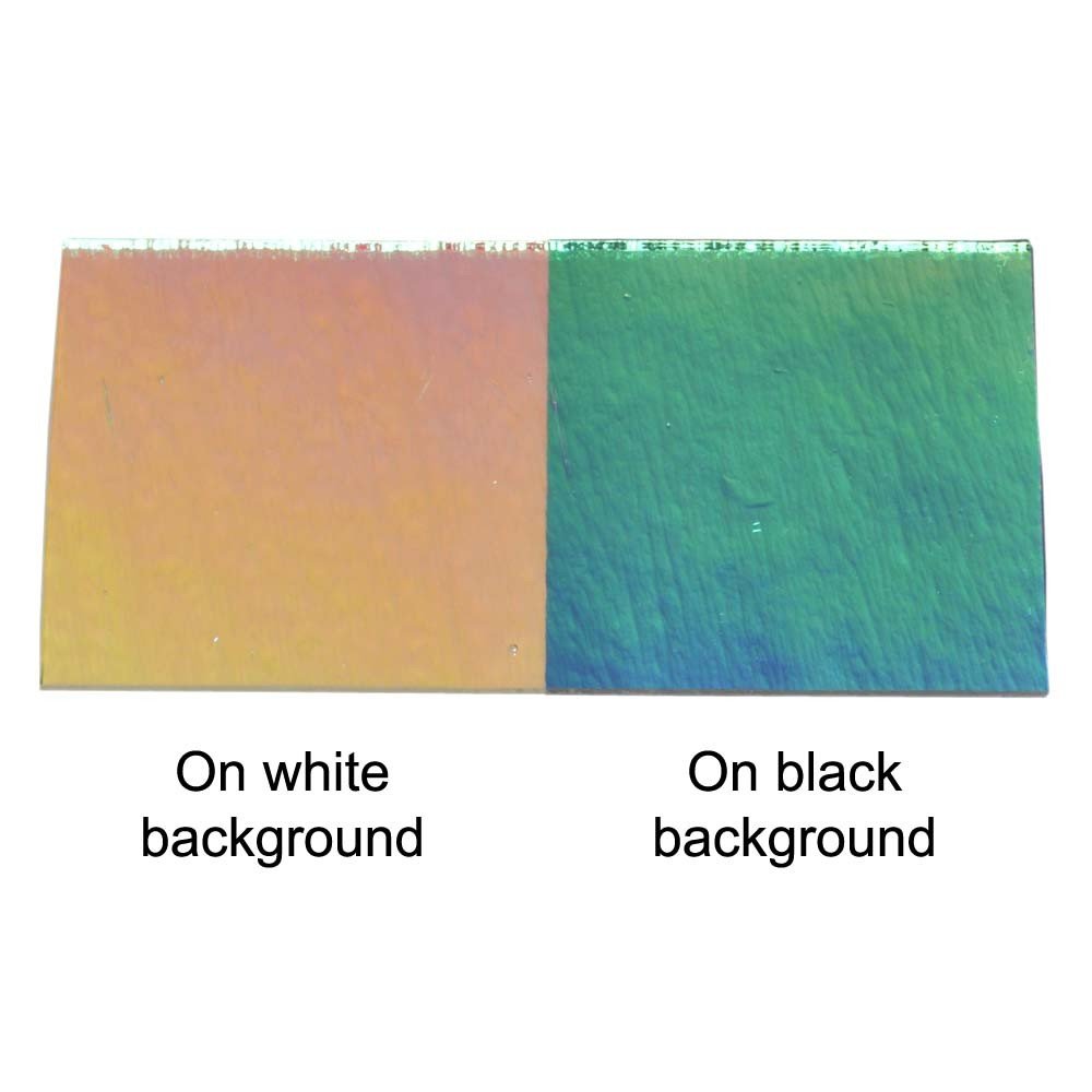 Rainbow Splinter Dichroic on Clear Bullseye Glass - The Bead Shop ...