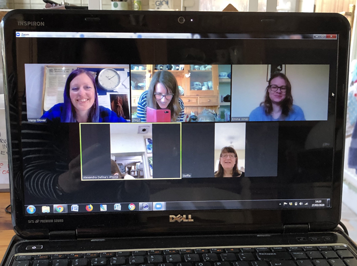Joining us virtually with Zoom