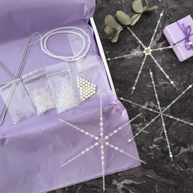 Wire Snowflake Decoration Kit - The Bead Shop Nottingham Ltd