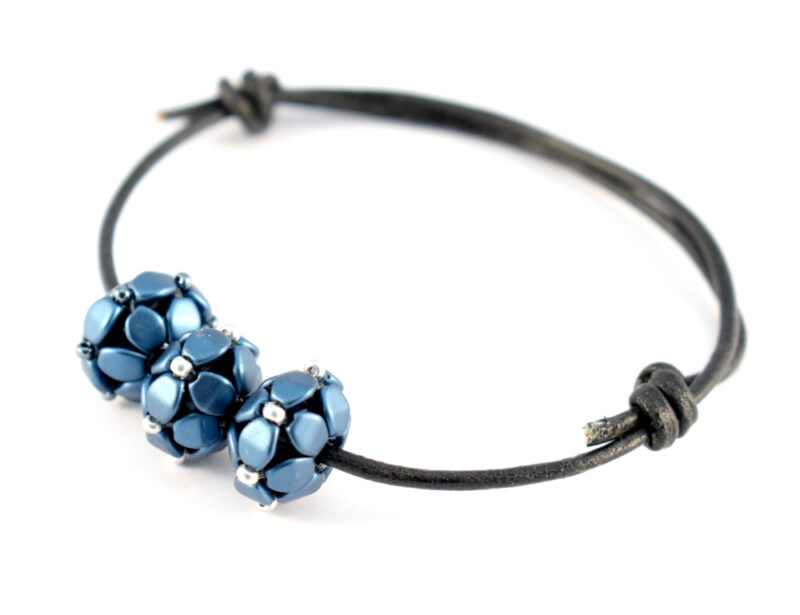 Floral Pinch Beaded Beads - The Bead Shop Nottingham Ltd