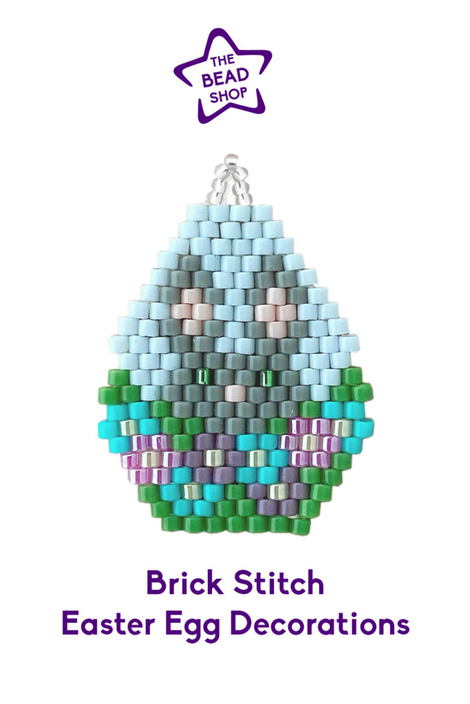 Free Easter Beading Pattern – how to make your own brick stitch ...