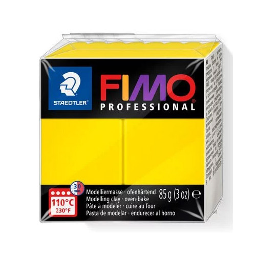 Fimo Professional Yellow Polymer Clay 85g - The Bead Shop Nottingham Ltd