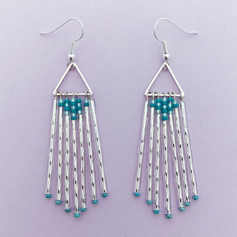 Bugle bead Earrings in 3 different styles - The Bead Shop Nottingham Ltd