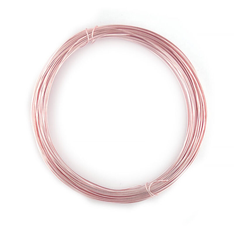 0.4mm Rose Gold Coloured Craft Wire - The Bead Shop Nottingham Ltd